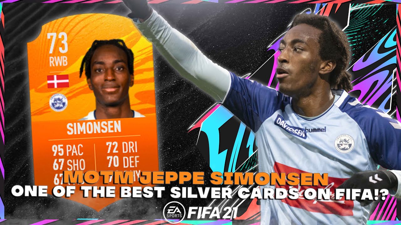 ONE OF THE BEST SILVER CARDS?! MOTM JEPPE SIMONSEN PLAYER REVIEW! FIFA ...