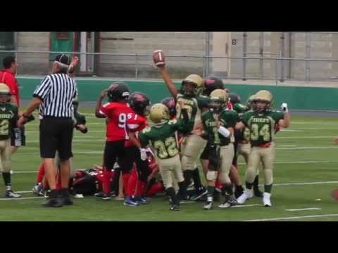 CLCF Chiefs 9U All American Football Game One - YouTube