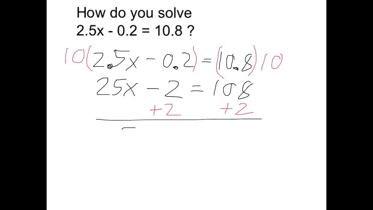 Solve 2 5x 0 2 10 8 YouTube solve-2-5x-0-2-10-8-youtube