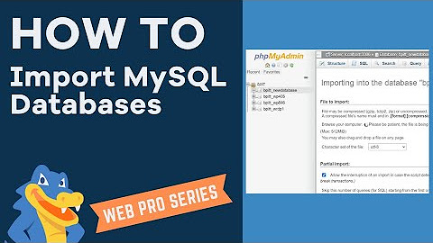 MySQL & phpMyAdmin Tutorials - YouTube