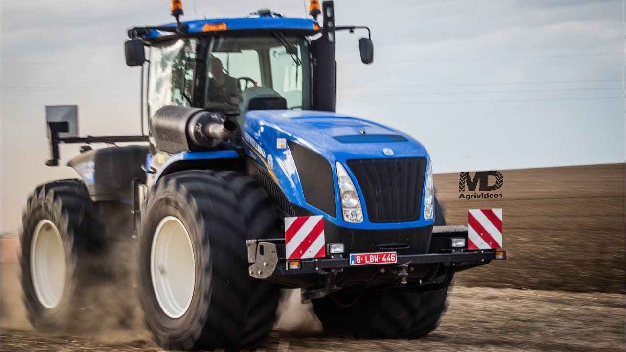 NEW HOLLAND T9 | 2x T7 Blue Power | Plantation de PDT | Franken Agro ...