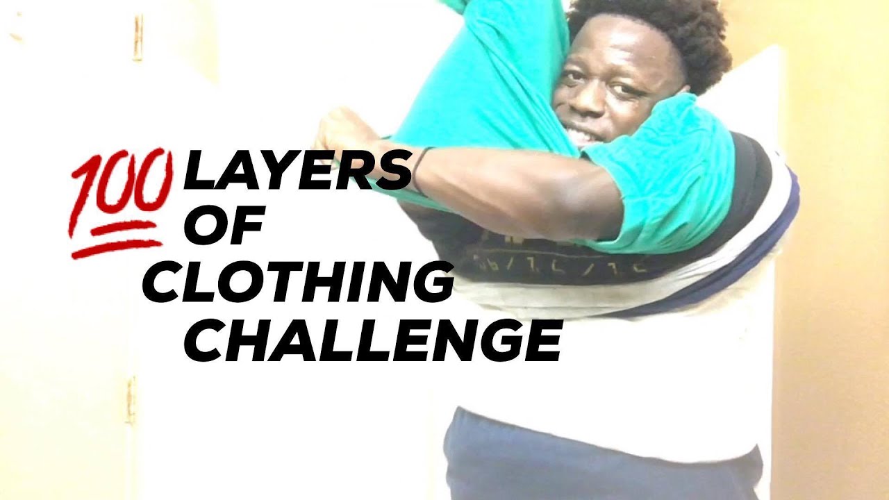 100 LAYERS OF CLOTHING CHALLENGE ( SIZE SMALL ONLY ) | GONE WRONG ...