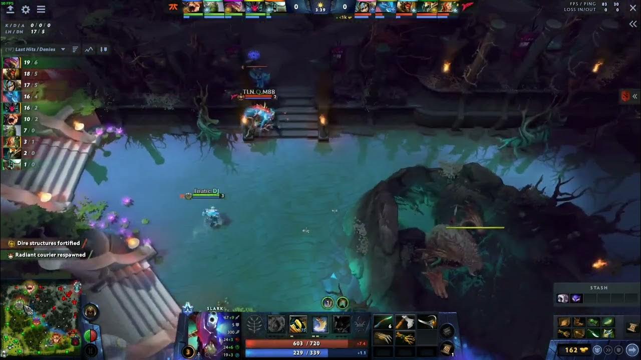 TI11 Group Stage Talon vs Fnatic Game 1 - YouTube