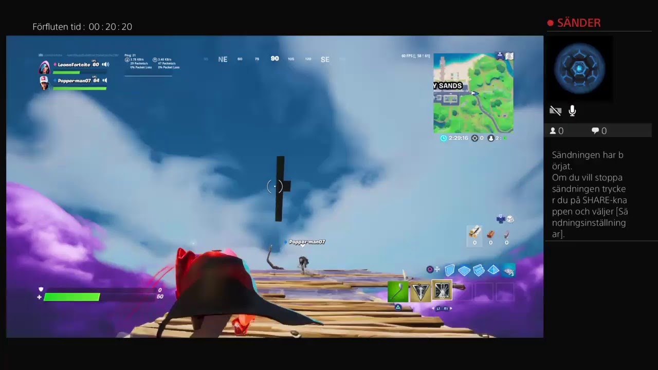Playing fortnite swedish - YouTube