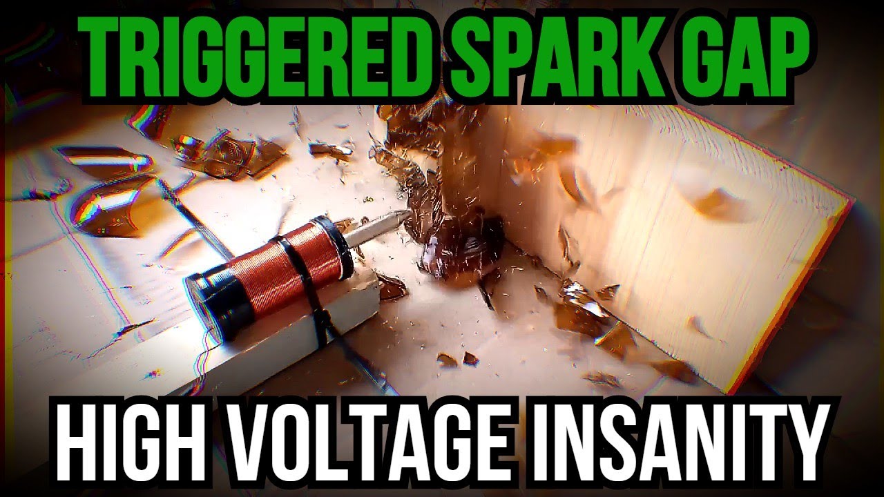 CAPACITOR DISCHARGE THROUGH A TRIGGERED SPARK GAP HIGH VOLTAGE HOW TO ...