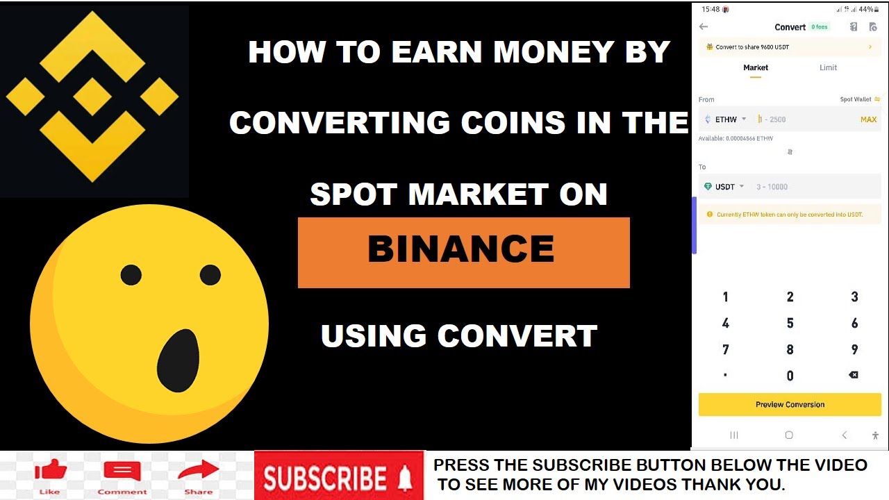 How to convert coin on binance to earn more money - YouTube