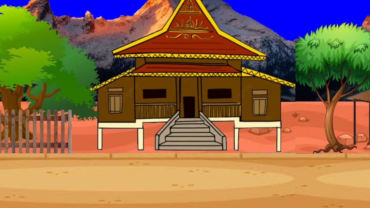 Background Animasi Perkampungan Bergerak | Mentahan Animasi - YouTube