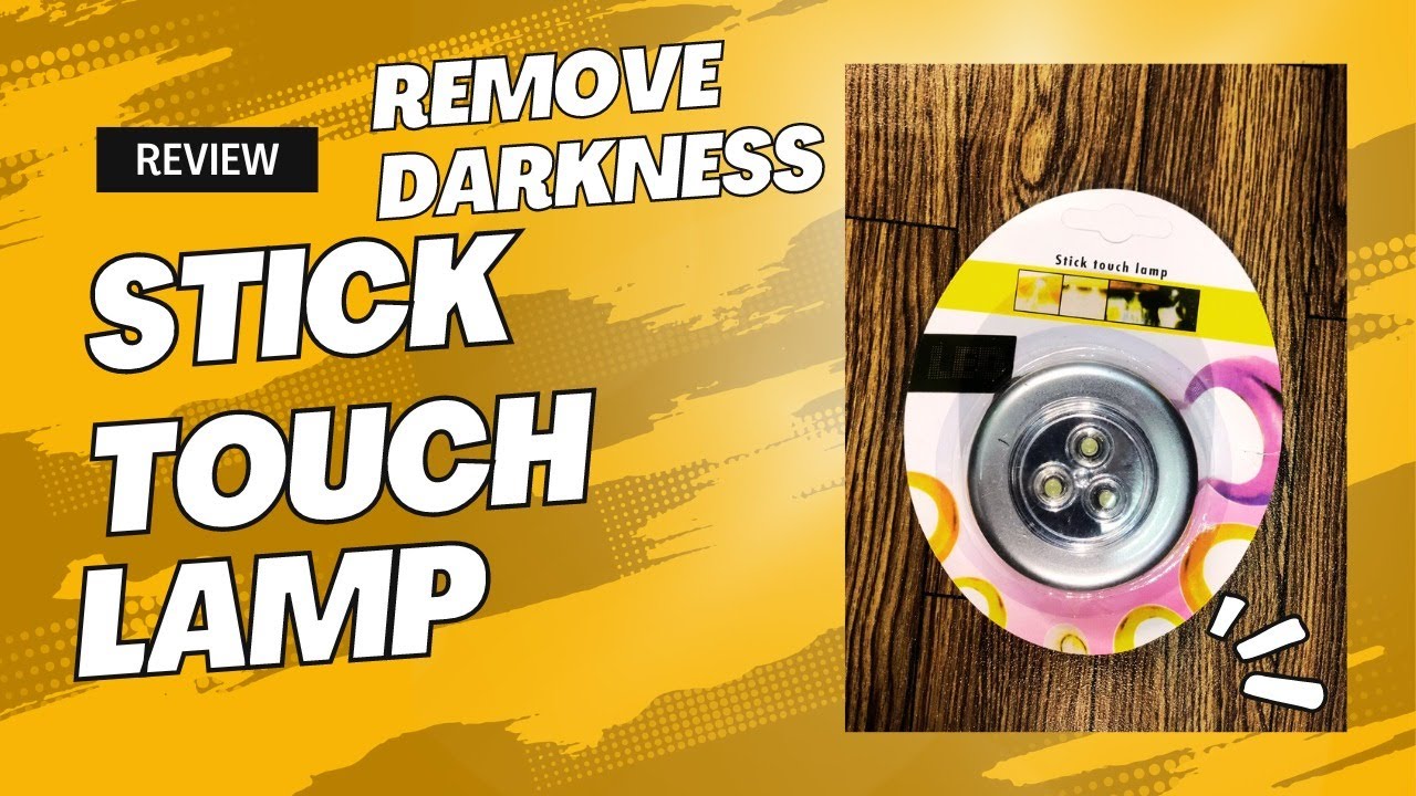 Stick Touch Lamp Unboxing | Review. With English Discription. - YouTube