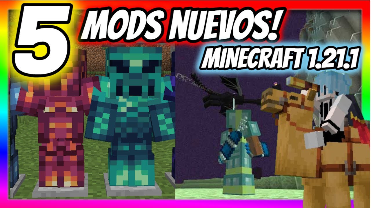 Top 5 MODS Para MINECRAFT 1.21.1 - Mods Nuevos De La Semana! - YouTube