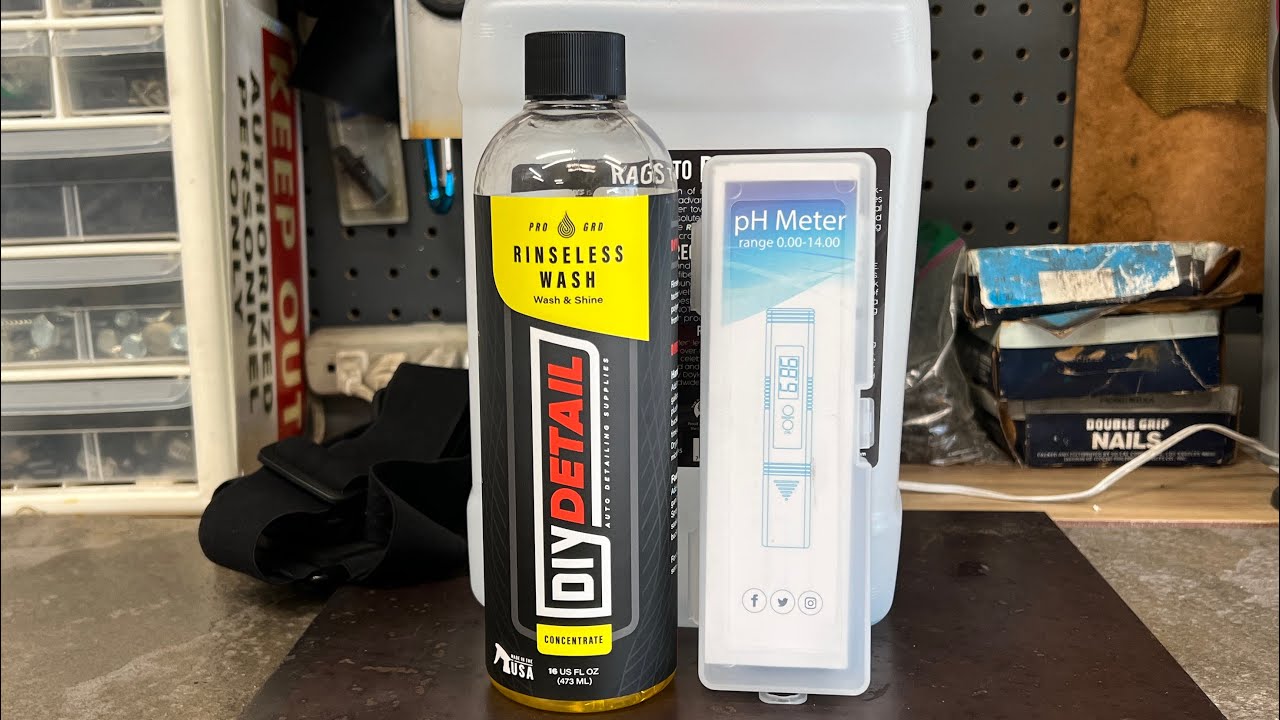 DIY Detail Rinseless Wash - What is the pH? - YouTube