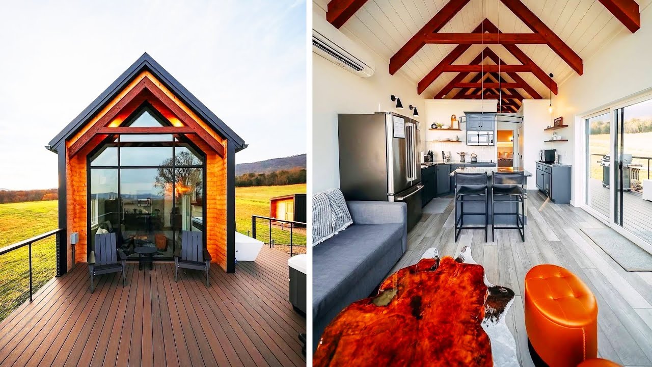 The Most Beautiful Blue Ridge Tiny Home You’ll Ever See - YouTube