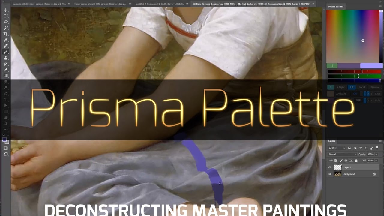 Deconstructing master paintings with Prisma Palette. - YouTube