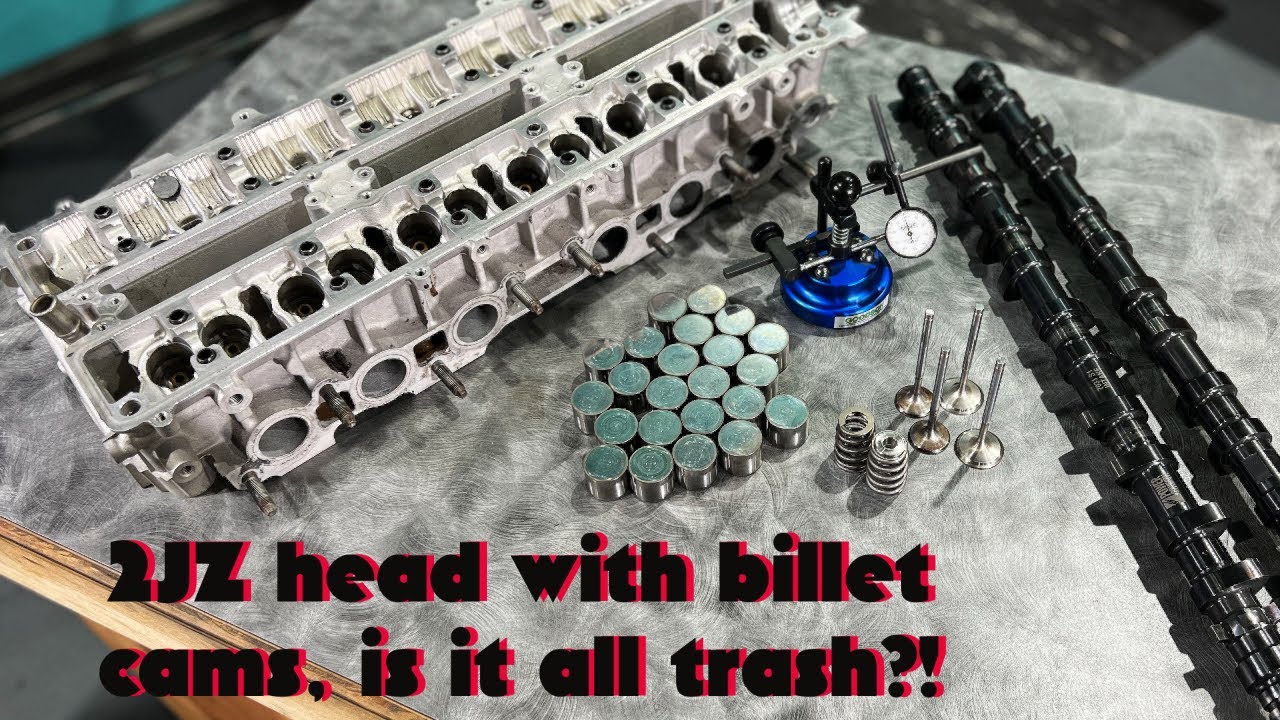 2JZ head with billet cams inspection - what do we find??!! - YouTube