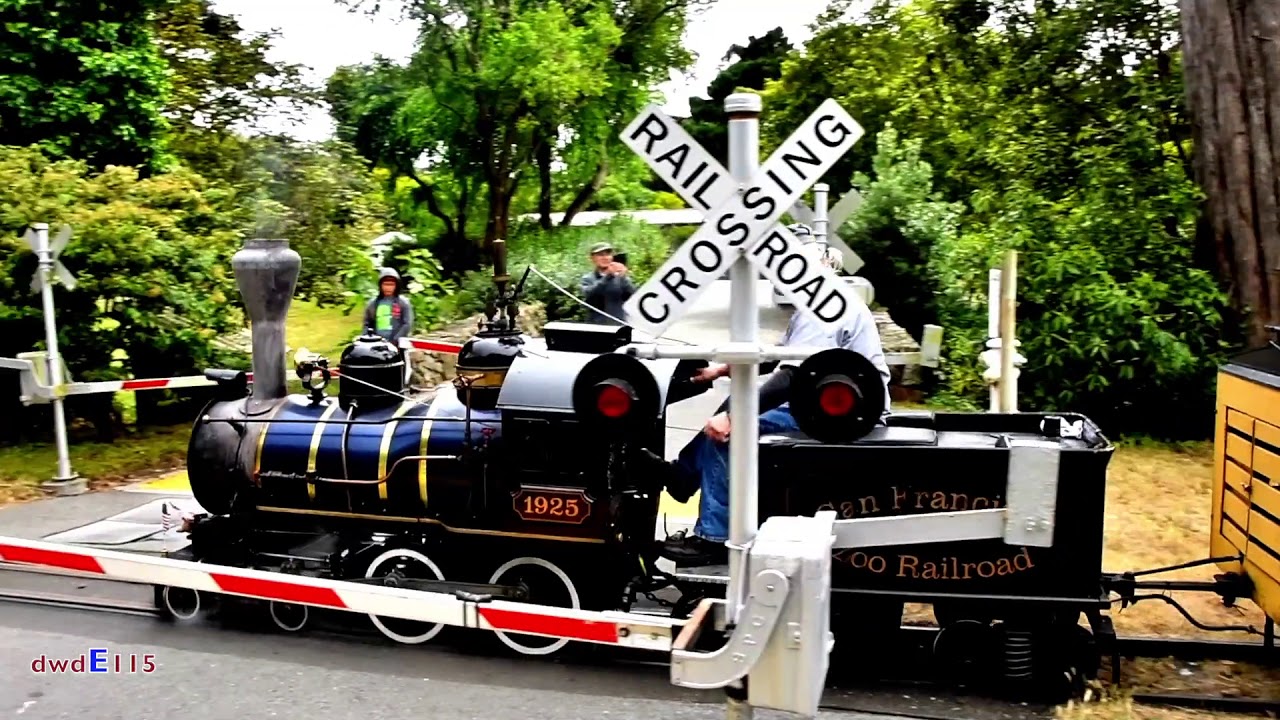 Live Steam Locomotive #1925 22" Gauge Track Train - YouTube