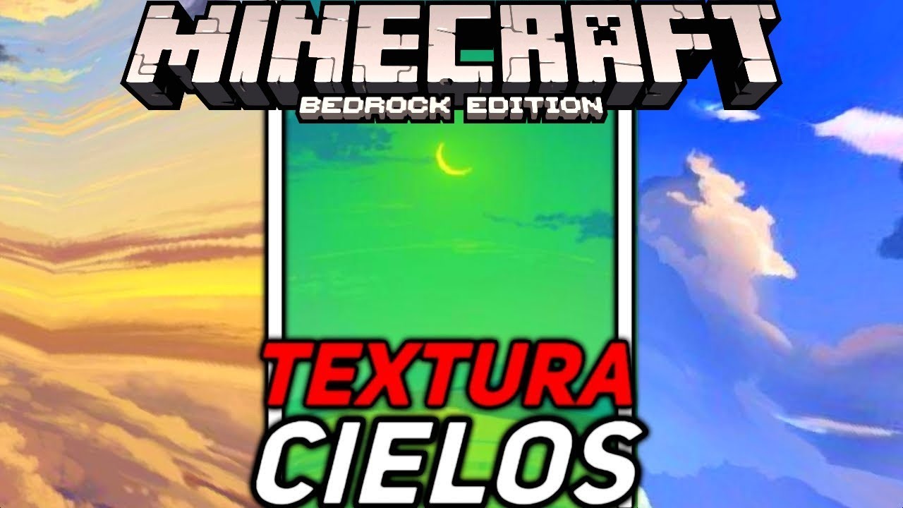 TEXTURA DE CIELOS PARA MINECRAFT PE 1.20 - YouTube