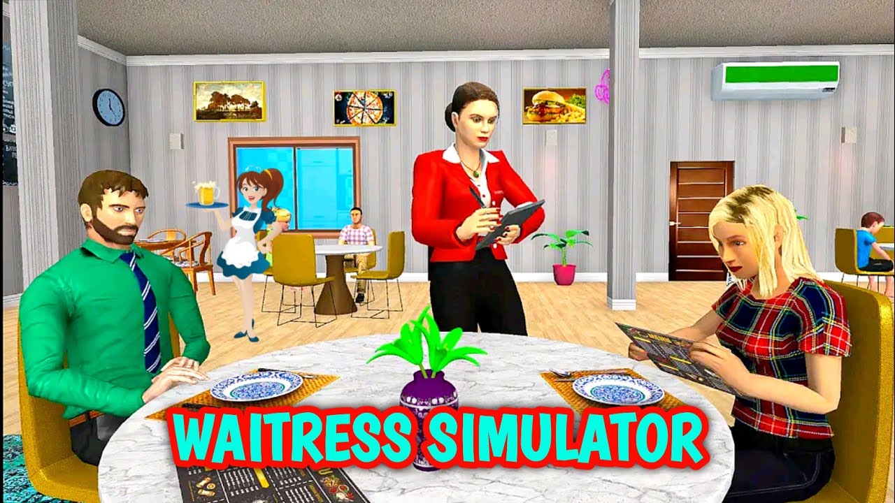I TOOK A JOB AS A WAITER IN A HOTEL | HOTEL MANAGER WAITRESS GAME ...
