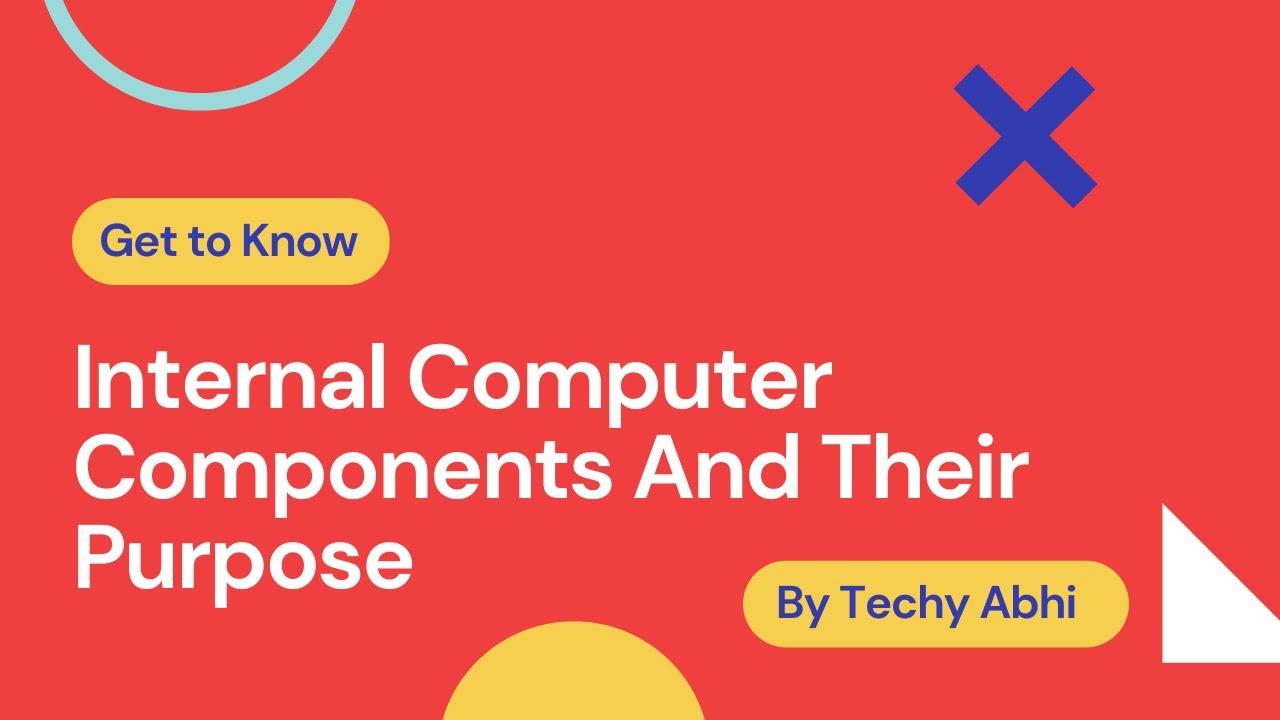 Internal Computer Components And Their Purpose - YouTube