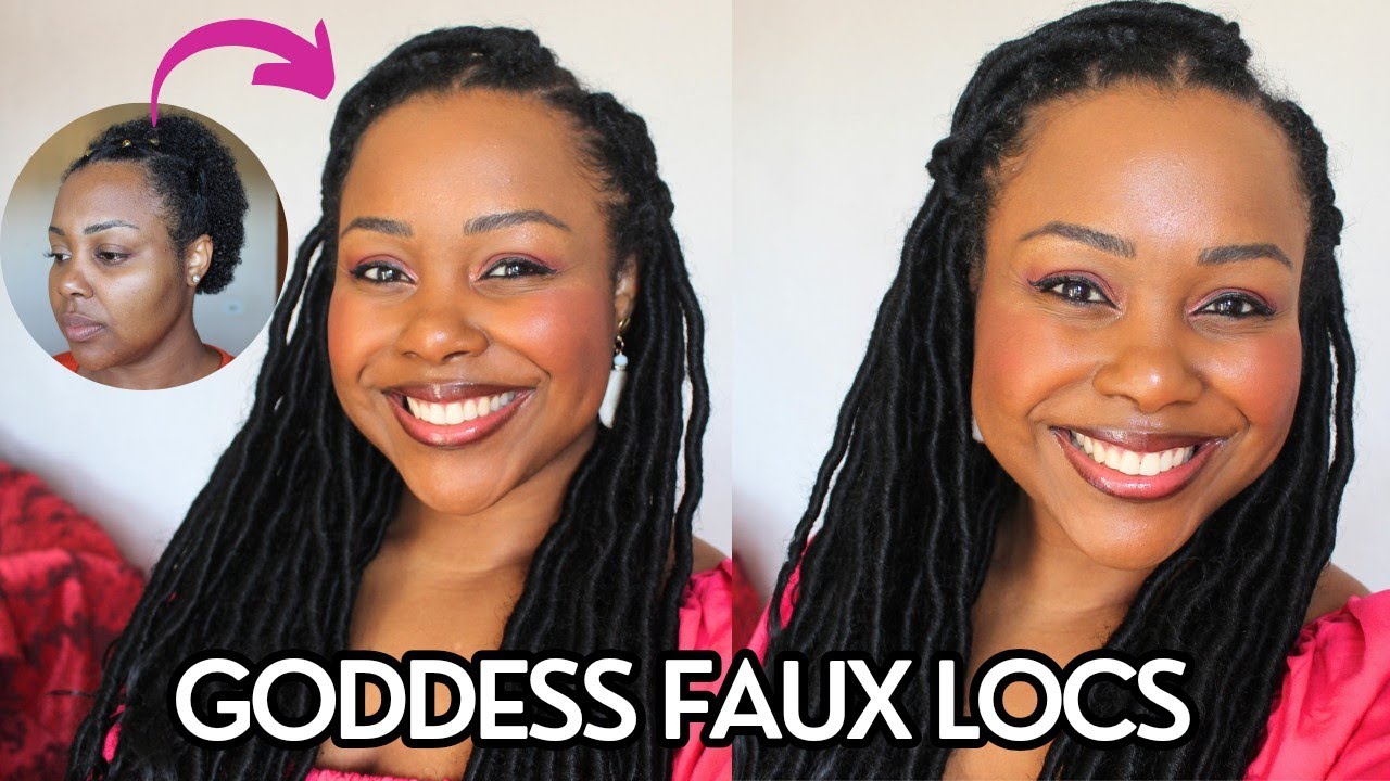 PASSO A PASSO: COMO COLOCAR GODDESS FAUX LOCS EM CABELO CURTO DE FORMA ...