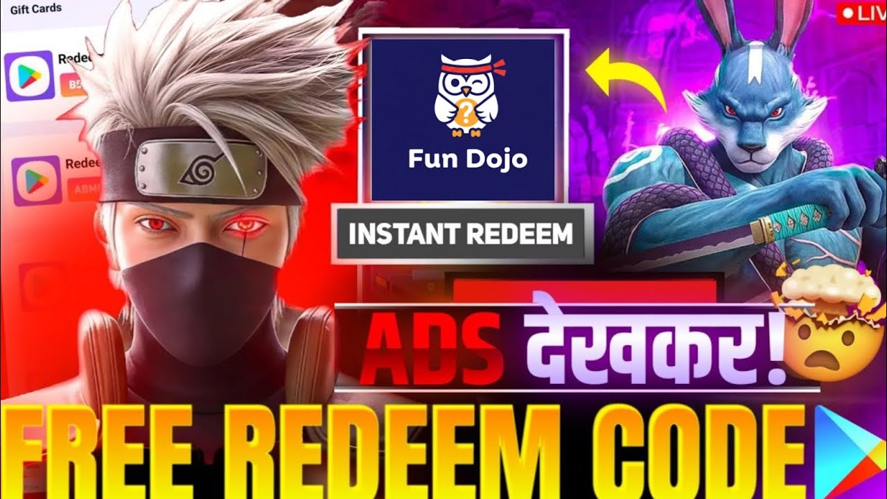 PROMOCODE ( Fun Dojo App ) | FREE REDEEM CODE APP | NEW GOOGLE PLAY ...