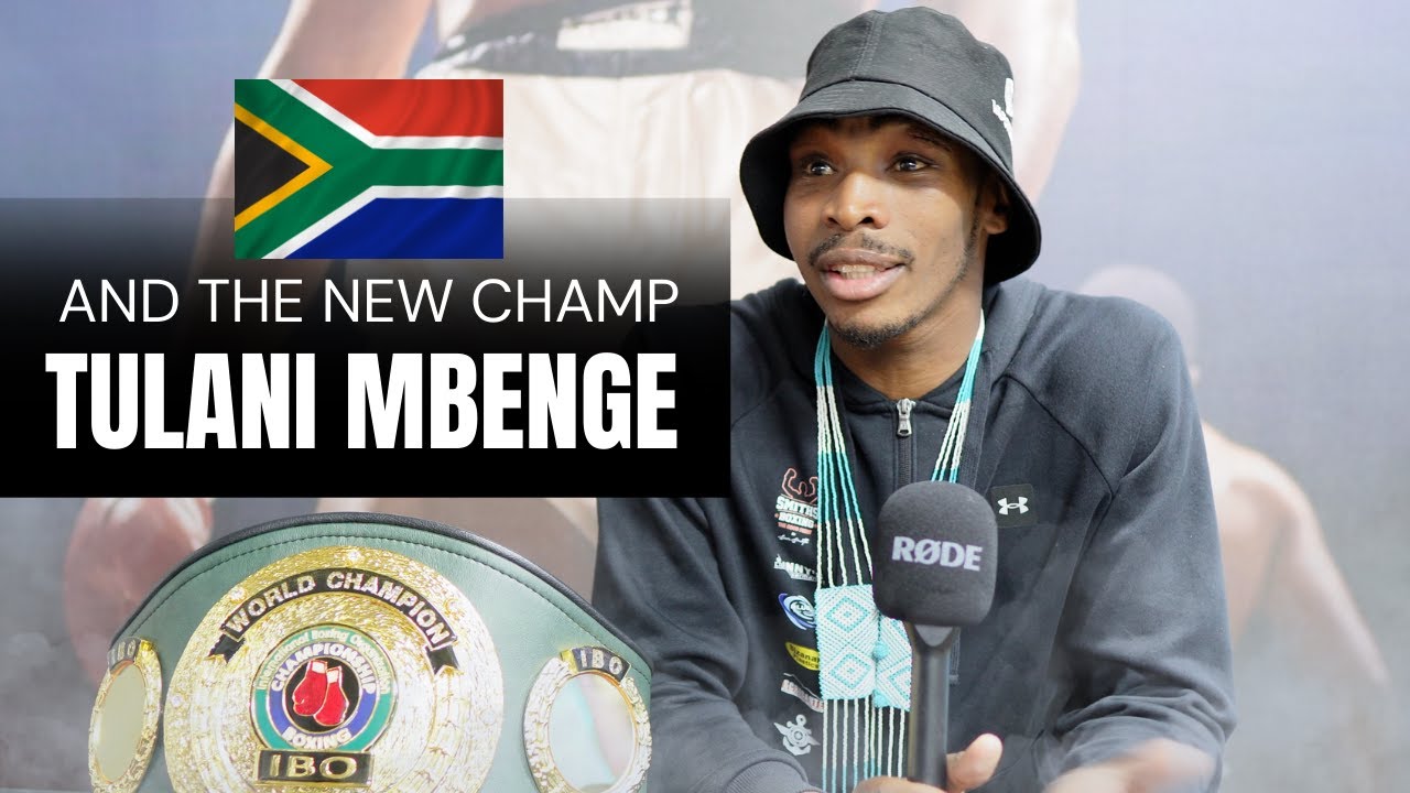 AND THE NEW!! IBO Champion Tulani Mbenge returns home with Gold - YouTube