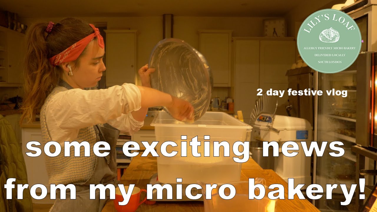 Some exciting news from my micro bakery! - YouTube