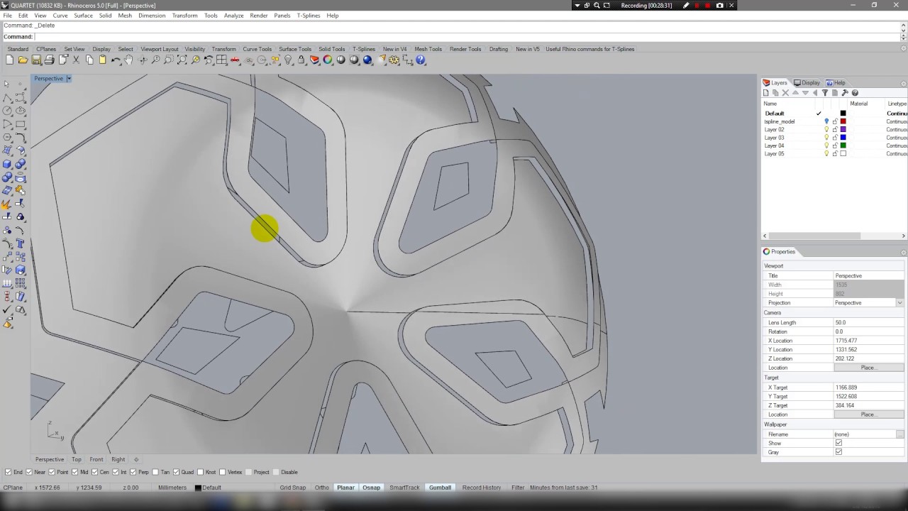 Car modelling in 3Ds max and Rhino (timelapse) part 7 - YouTube
