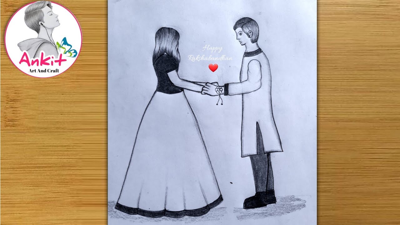 Raksha Bandhan Drawing | Easy Raksha Bandhan Drawing | How to draw ...