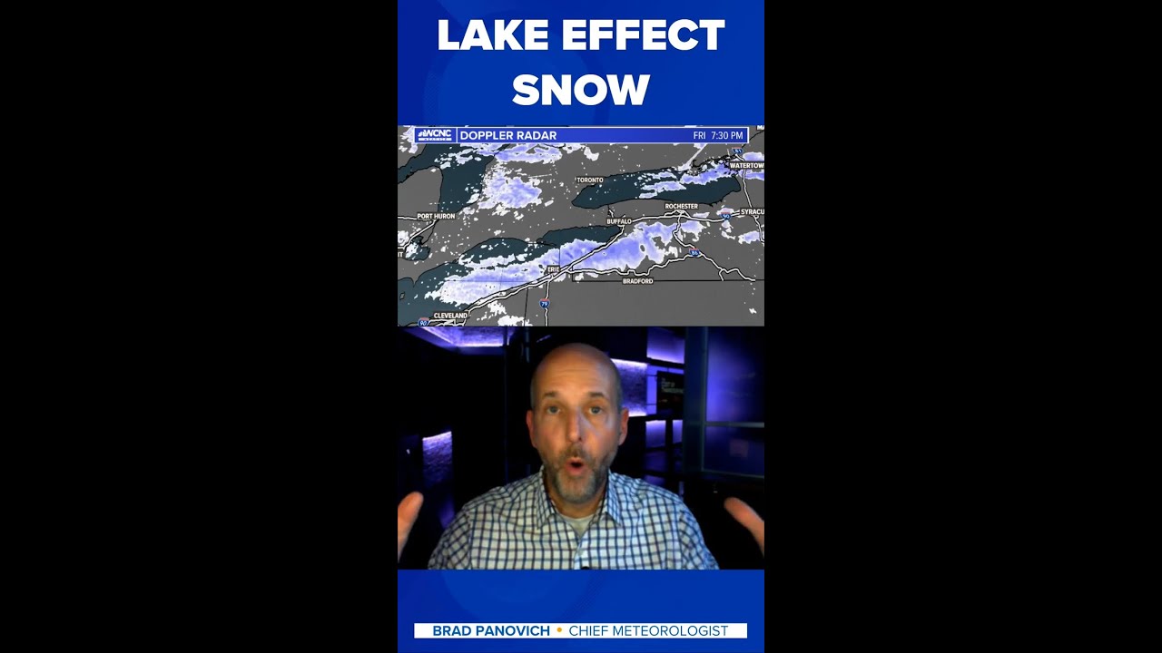 This is how Lake Effect Snow works #shorts - YouTube