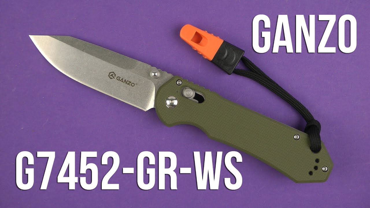 Распаковка Ganzo G7452-WS Green - YouTube