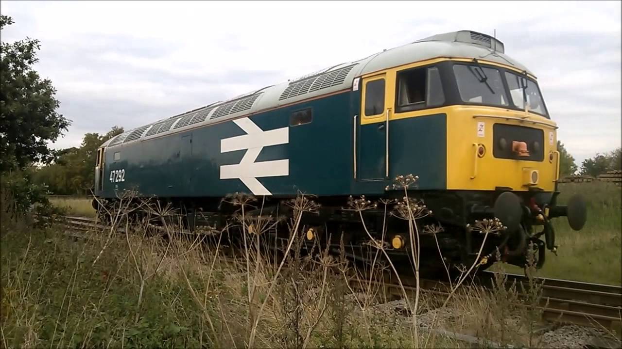 Class 47 292 Thrash and Clag Great Central Nottingham Oct 15 - YouTube