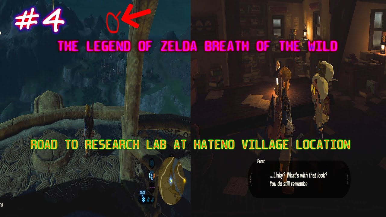 The Legend Of Zelda - Breath Of The Wild. Road to research lab in ...