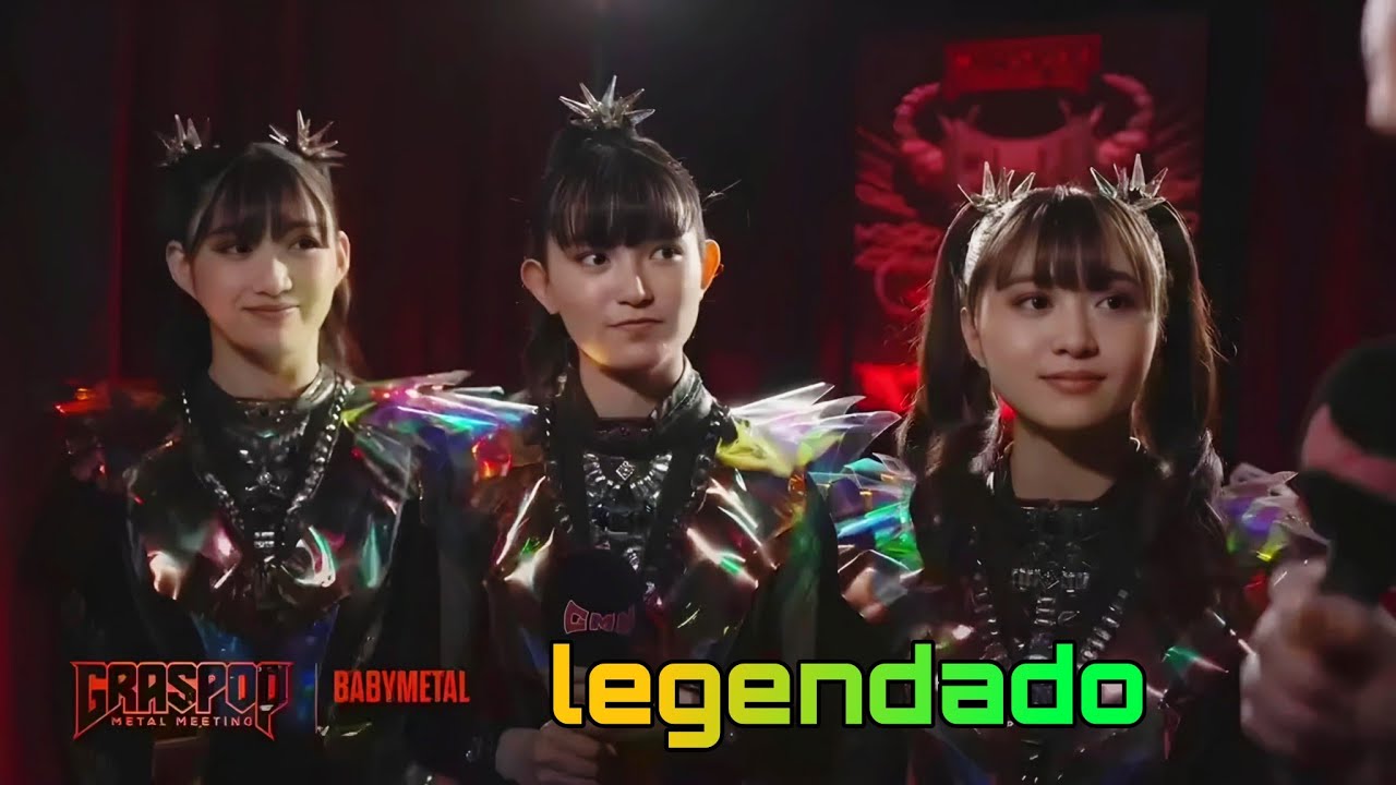 BABYMETAL INTERVIEW PARA O GRASPOP METAL MEETING 2024 🔥 Legendado ...