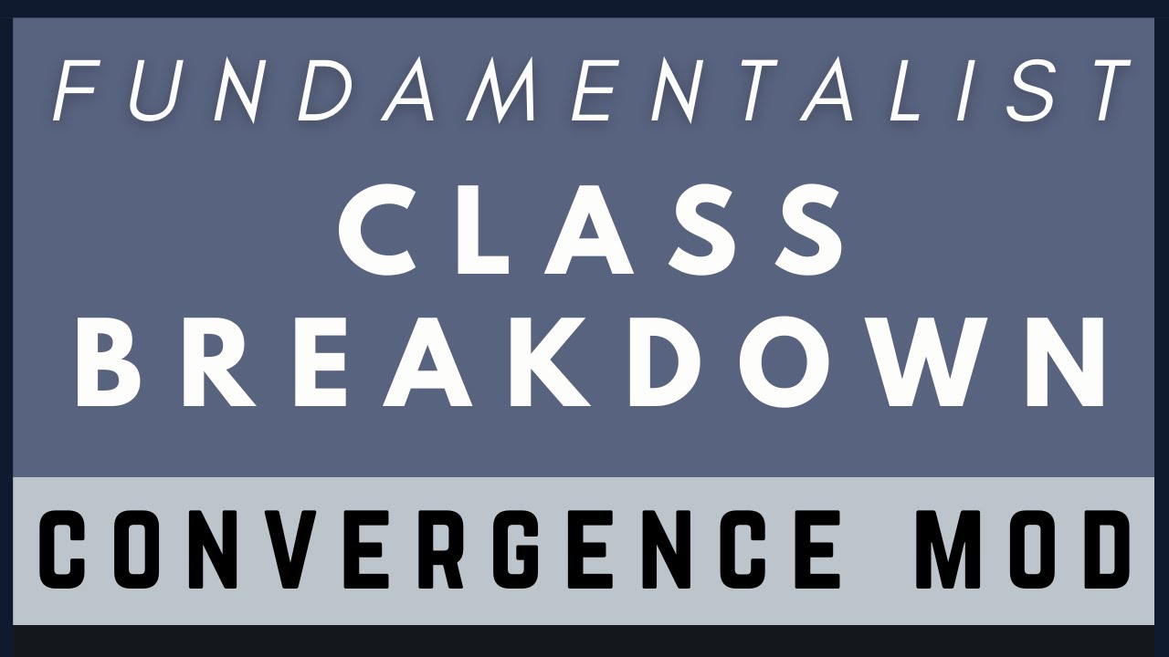 Elden Ring | Convergence Mod - Class Breakdown of Fundamentalist - YouTube