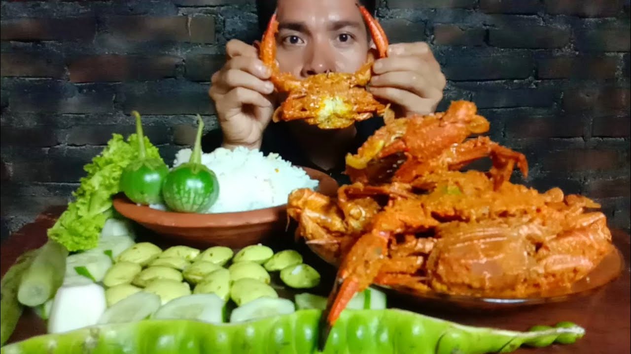 KEPITING Saus Padang Gurih Pedas Manis+Daun Selada+Jengkol+Petai+Timun ...