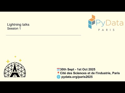 Lightning talks - session 1 - YouTube