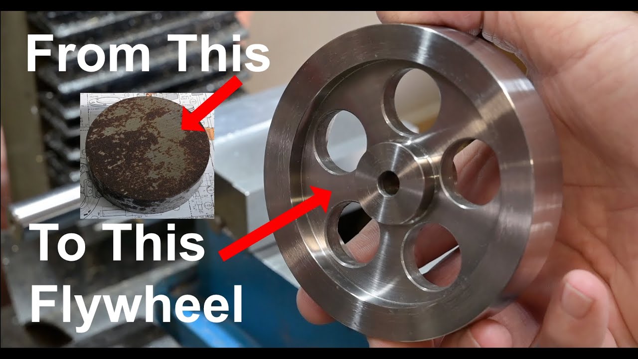 Final Part of the Stuart 10v Steam Model - Flywheel - YouTube