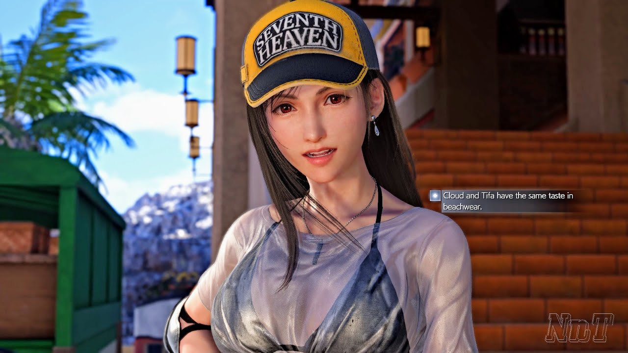 FFVII REBIRTH: Tifa Lifeguard Outfit Mod Gameplay - YouTube