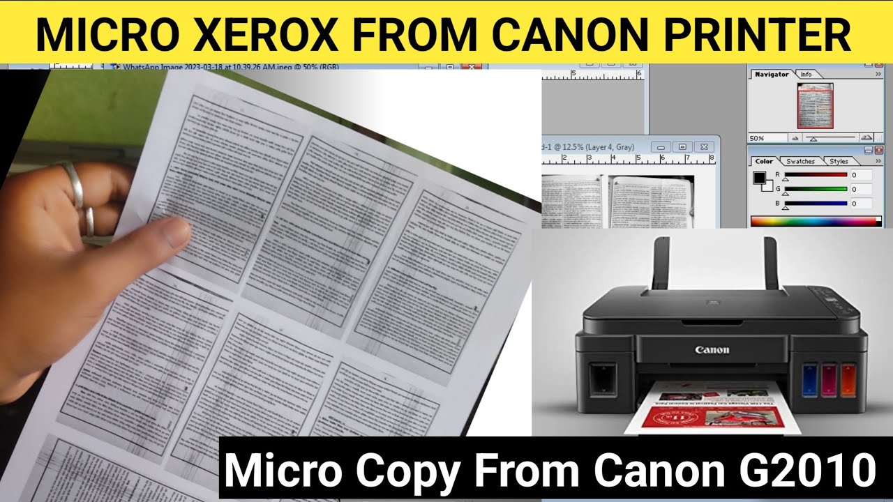 Micro Xerox From Canon G2010 Printer|Micro Copy From Canon All In One ...