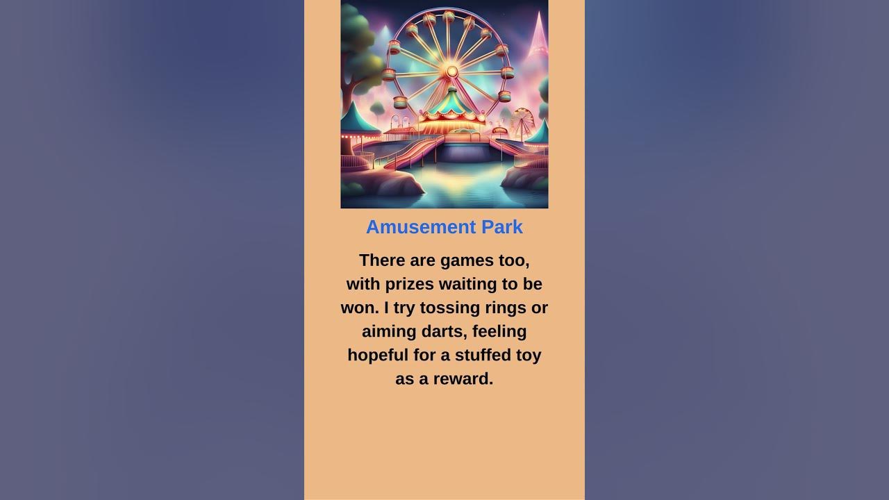 Learn English Through Story: Amusement Park #amusementpark #fun # ...