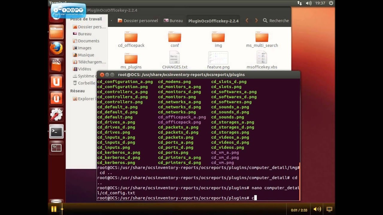 [TUTO] - Configuration Plugin Office sur OCS Inventory 2.0.5 FR - YouTube