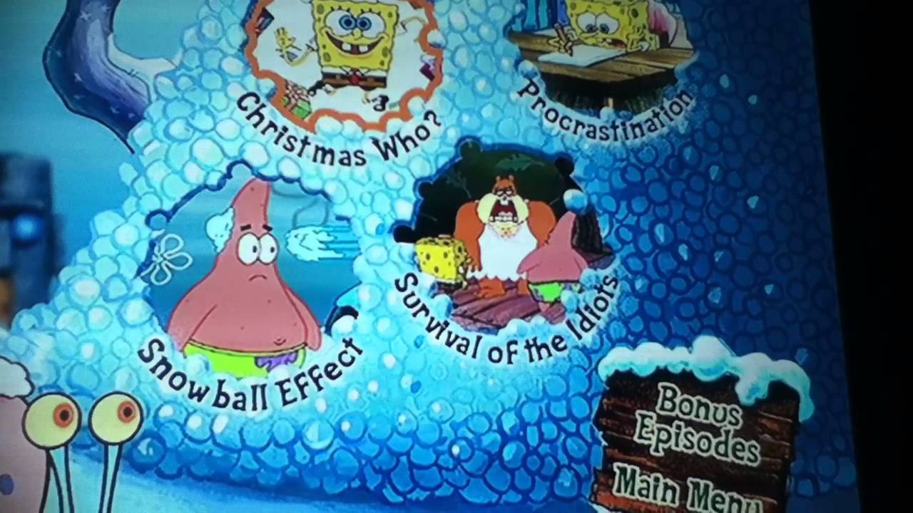 Spongebob Christmas (2003) DVD main menu - YouTube