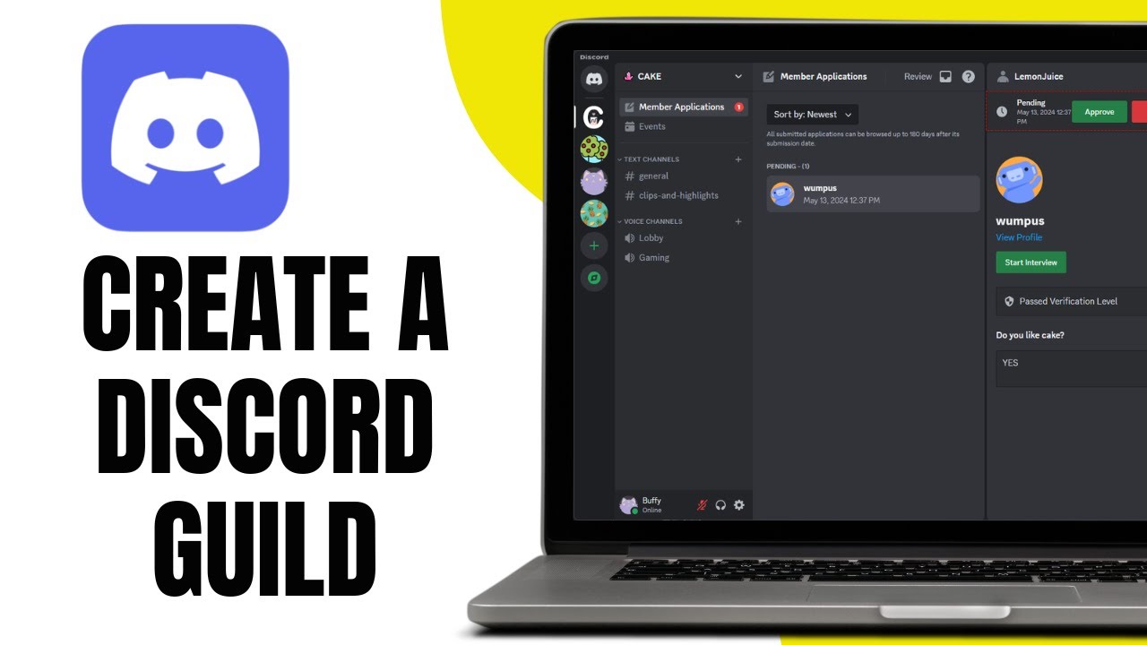 How To CREATE A Discord Guild - QUICK AND EASY - YouTube