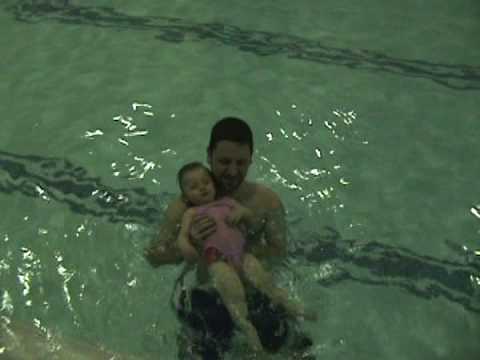 Whitney's 1st Time in the Pool