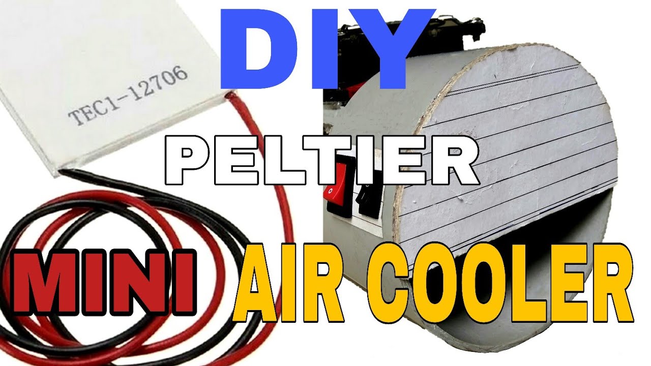 How Can Make Portable Mini Air Cooler Using Peltier Module at Home ...