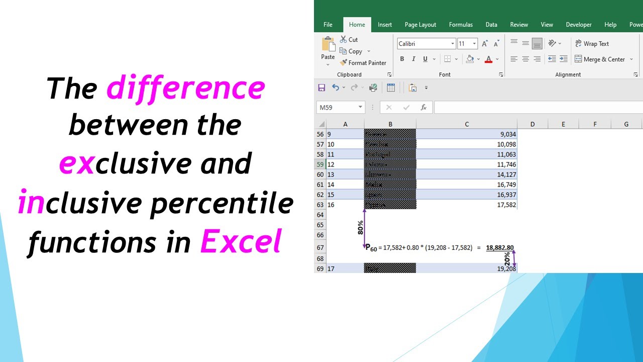 The Difference Between The PERCENTILE INC And PERCENTILE EXC Functions the-difference-between-the-percentile-inc-and-percentile-exc-functions