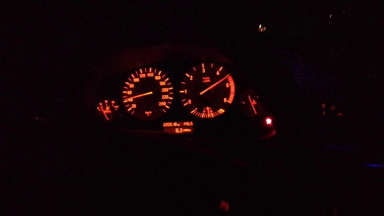 BMW e39 525d chip acceleration in winter - YouTube