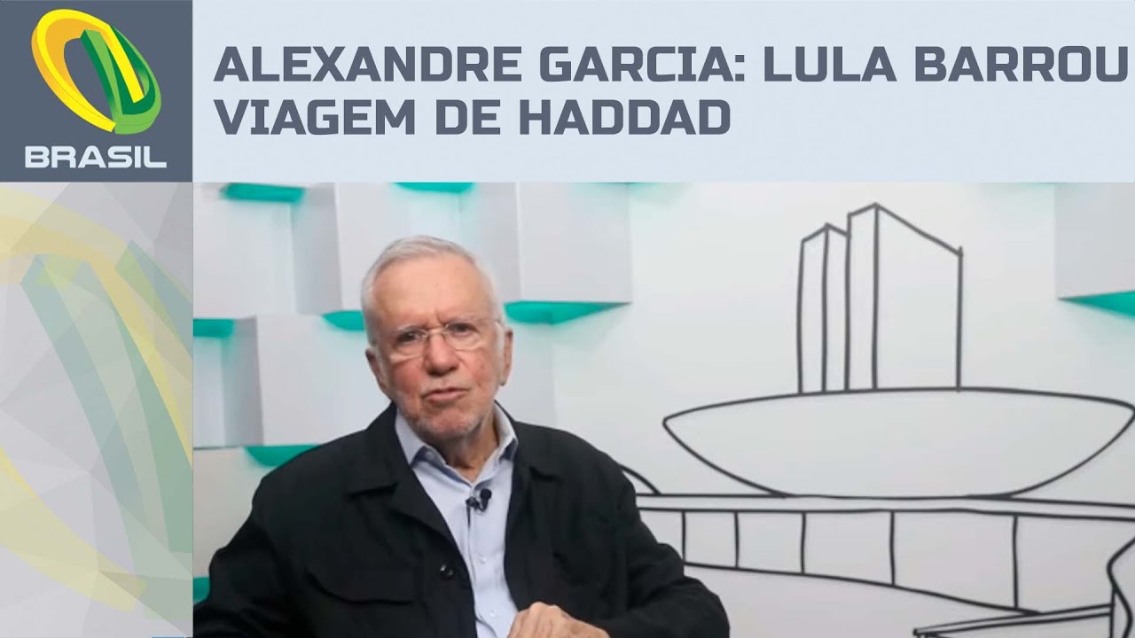 Alexandre Garcia: Lula barrou viagem de Haddad por alta do dólar - YouTube