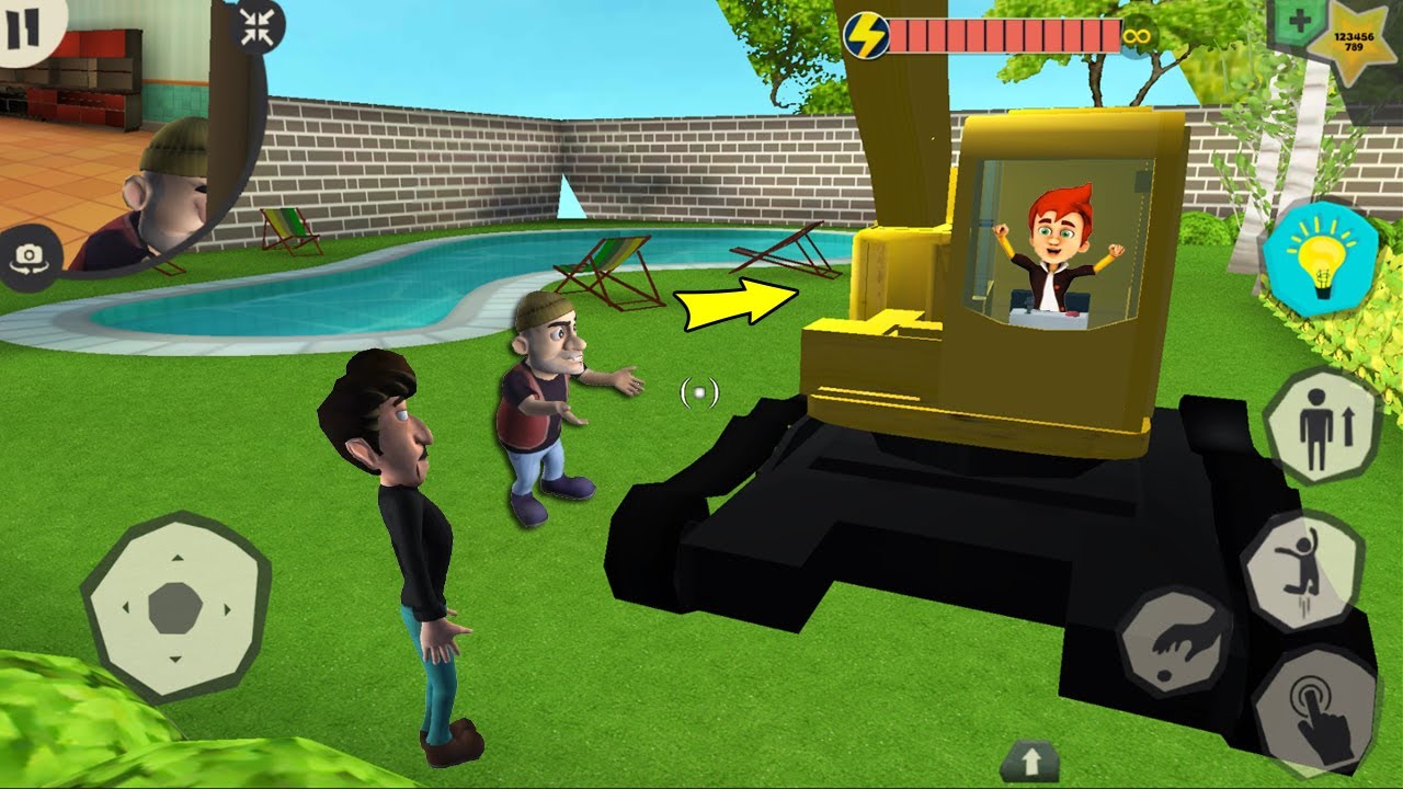 Scary Robber home clash 3D - troll scary robber so funny - Gameplay ...