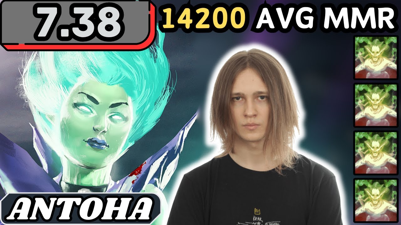NEW PATCH 7.38 - Antoha DEATH PROPHET Hard Support Gameplay - Dota 2 Full Match Gameplay - YouTube