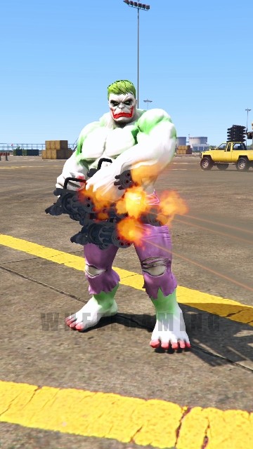 Joker Hulk and Italian Brainrot Heavy Weapons Battle #shorts #superhero ...